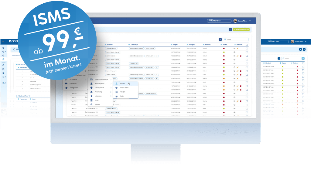 CONTECHNET Suite+ – SaaS-Lösung für Ihr ISMS